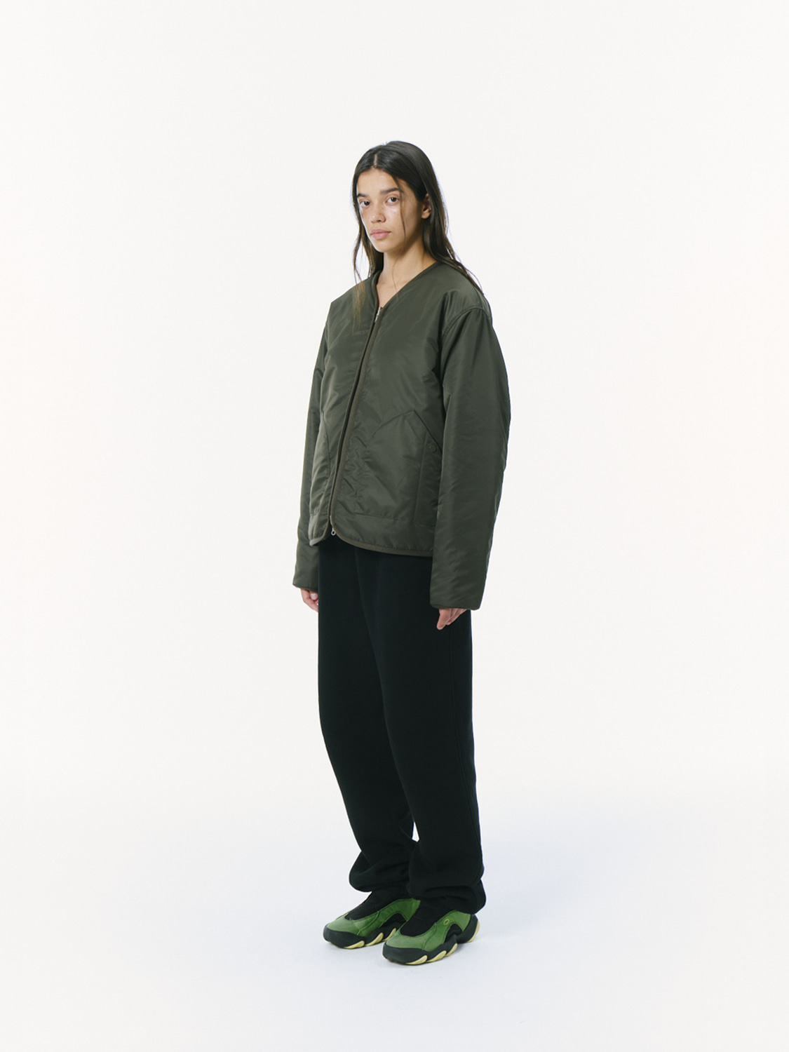 밀라코드(MILACODE) Reversible Round Neck Jacket (3M Thinsulate) (BLACK ...